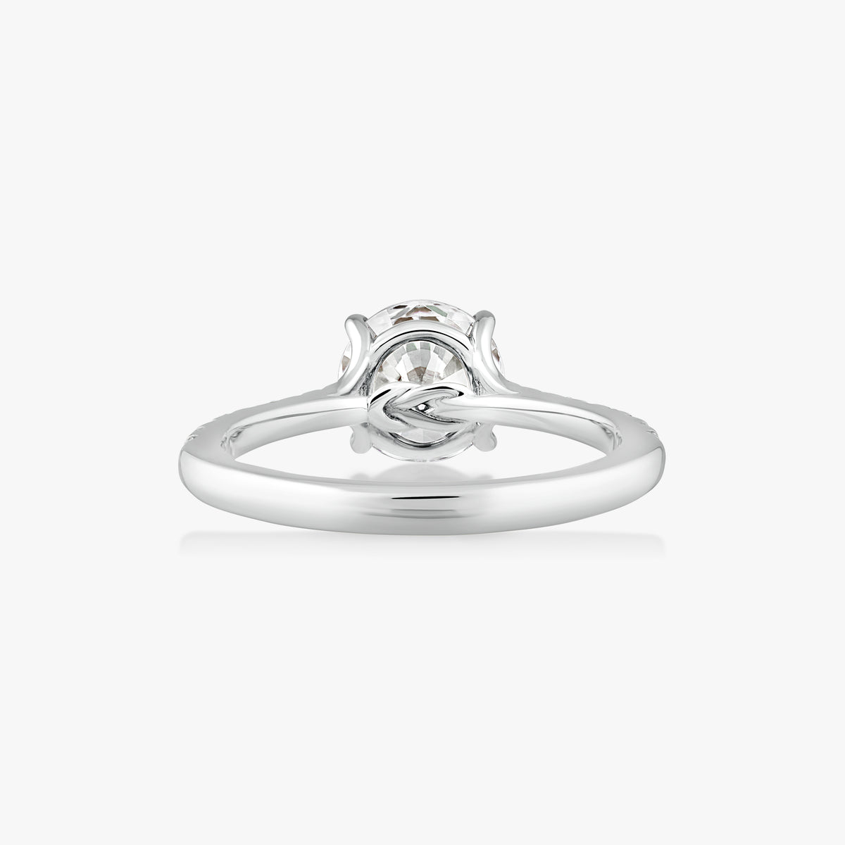 Hercules Knot Ring With Tapered Pave Band – Carrie K.